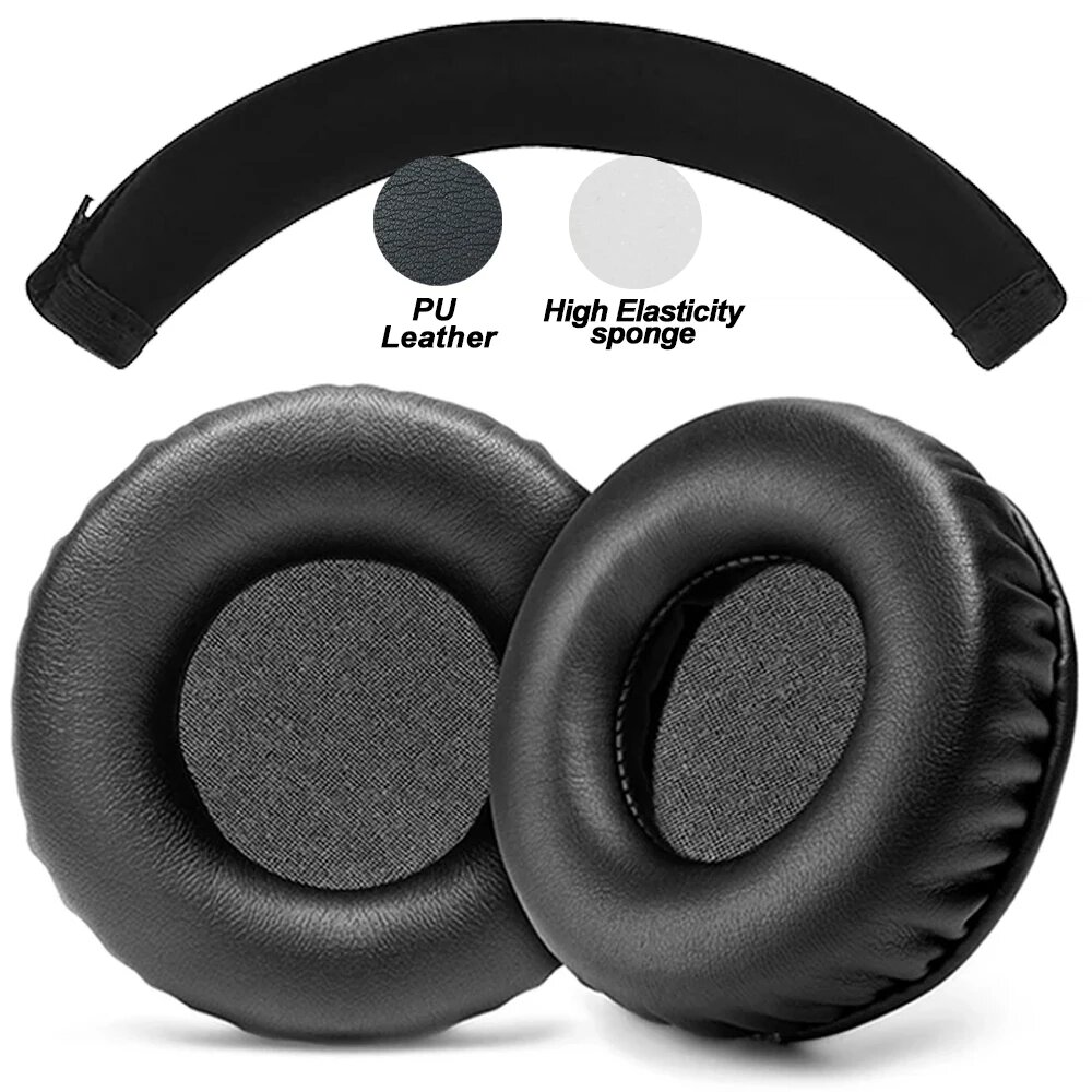 Амбушюры OME OH MY EAR для Sennheiser HD215 HD225II сетка/кожа