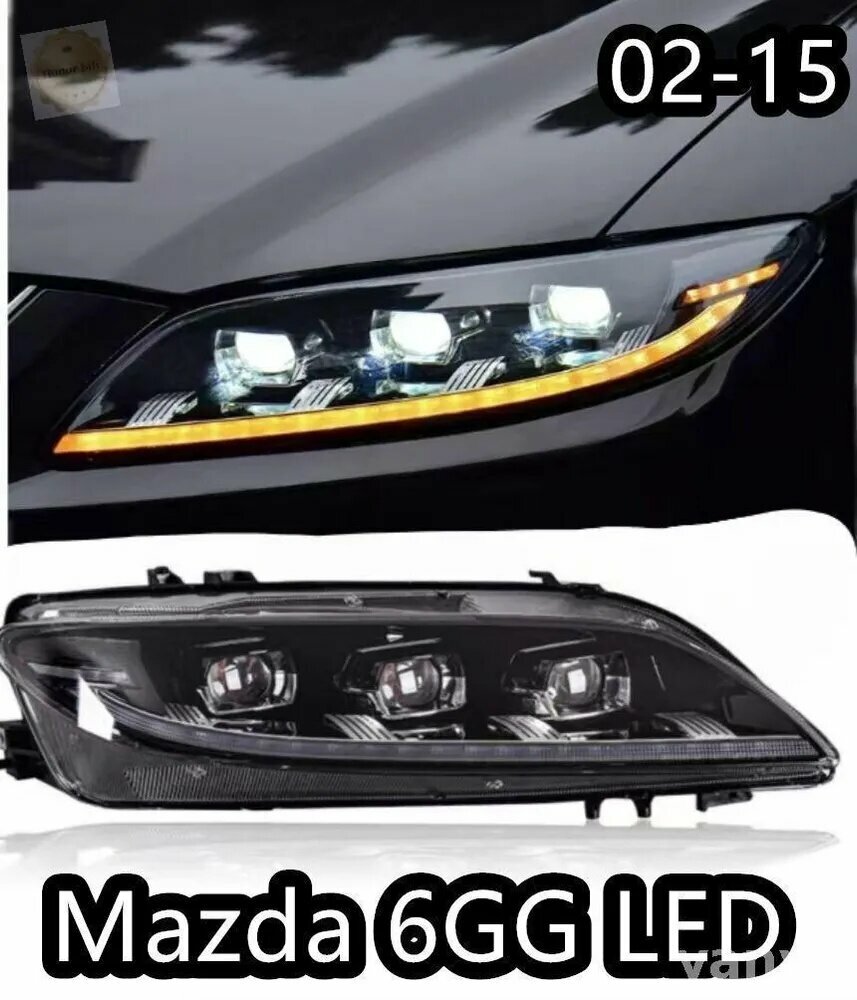 Фары автомобильные, 2 шт, арт. Mazda 6GG 02-15 (LED) U G31H