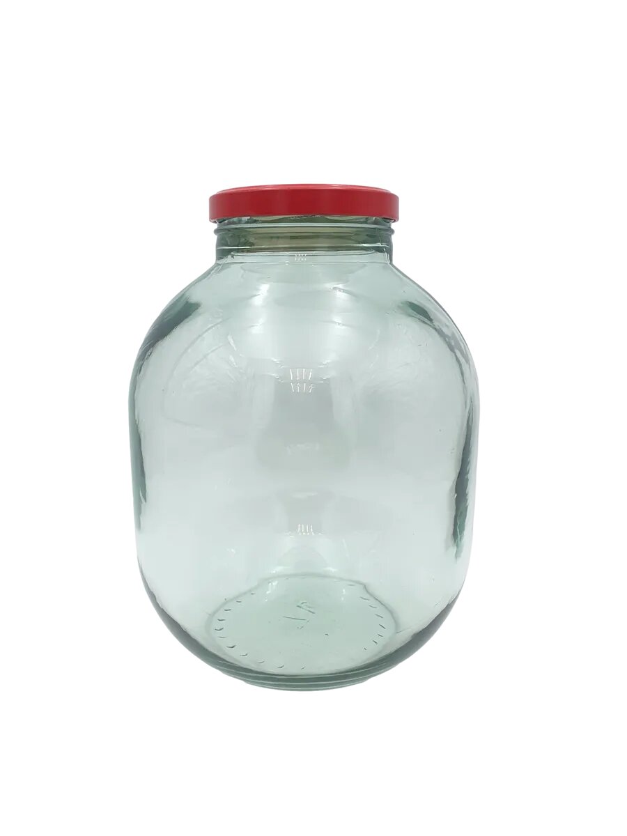 Банка стекло 7 литров с крышкой широкое горло ТО 110 мм