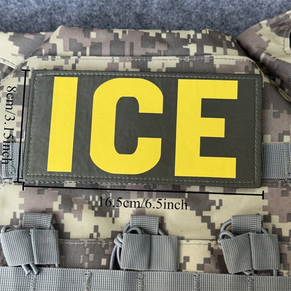 Нашивка ICE тактический значок