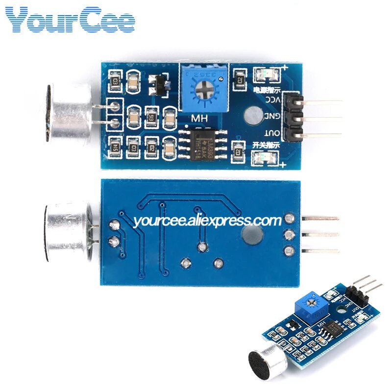 Датчик звука LM339 Your Cee 1pc, Blue Board
