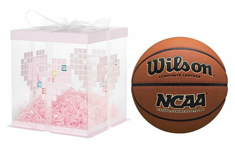 Баскетбольный мяч унисекс Wilson NCAA Collection WTB1233IB07CN PU коричневый, размер 7, для тренировок и соревнований