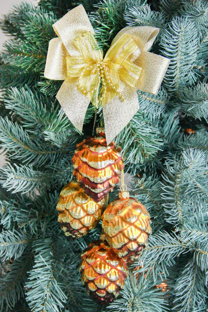 Елочное украшение - гирлянда кедровая ветка, 35 см, Елочка С1794