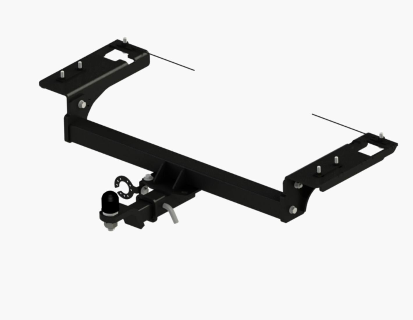 Фаркоп для GAC M8 2024- съемное крепление шара под американский квадрат (без электрики в комплекте) - 5821.32 Sheriff