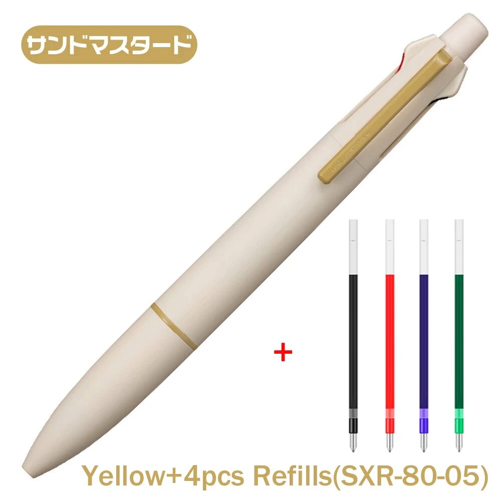 Шариковые ручки Uni Jetstream 4 и 1, механический карандаш 0,5 мм, легкие многофункциональные ручки с сенсорными чернилами, качественные канцелярские принадлежности