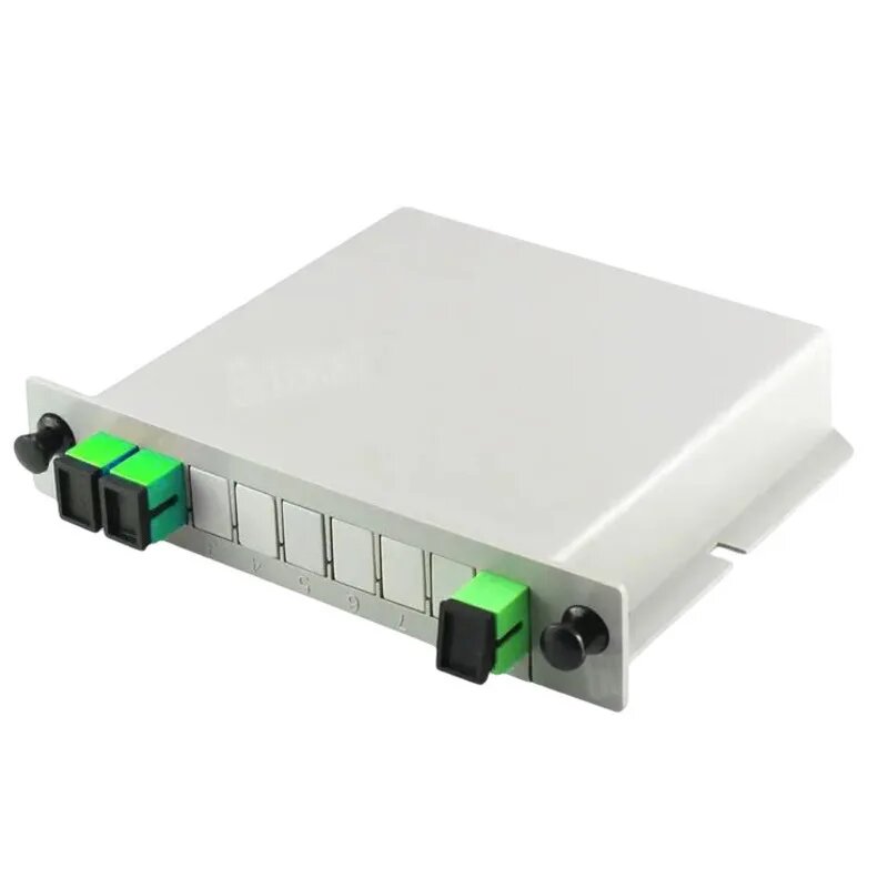 Разветвитель оптоволокна 1x8 SC/APC, белый