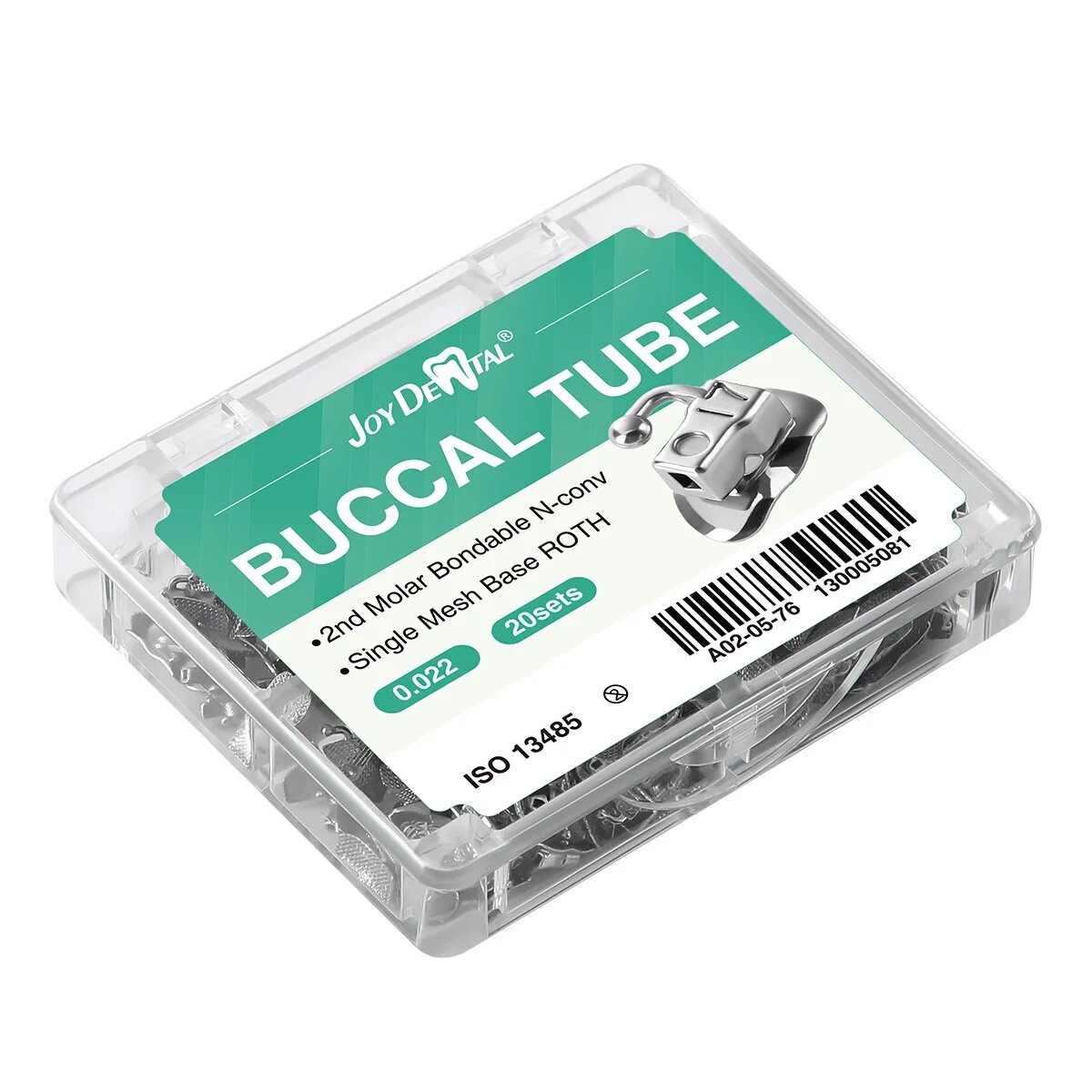 Ортодонтические щечные трубки OLIECO Roth/MBT 0.022/0.018 Roth 022 2nd