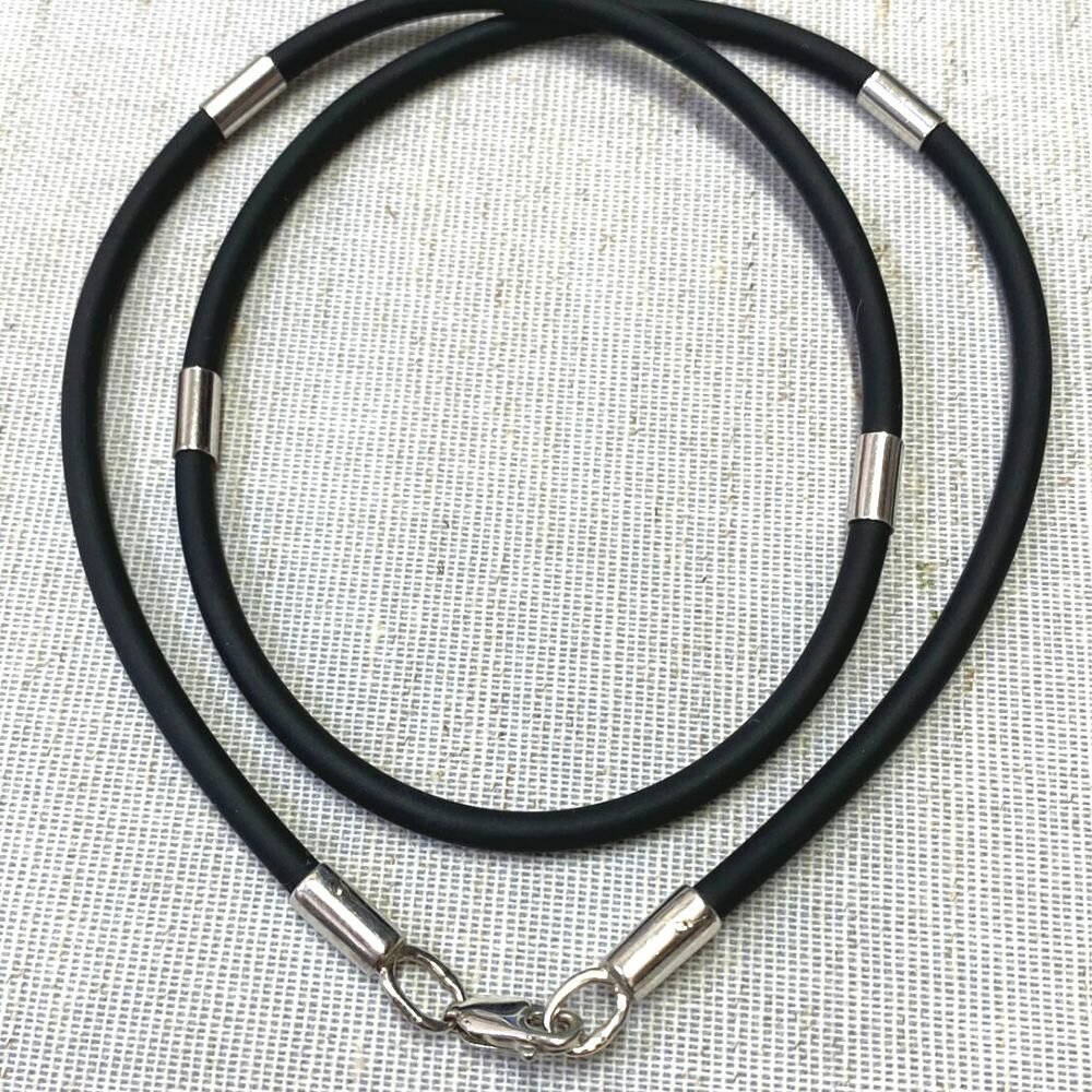 Шнур серебро, 925 проба, родирование