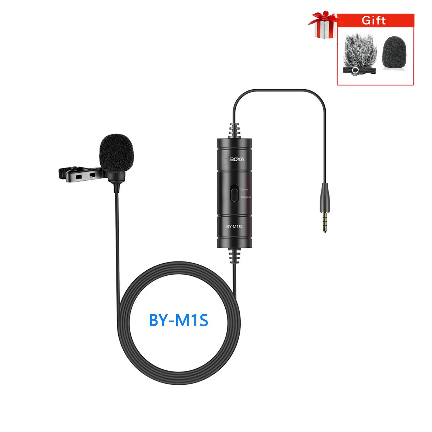 Петличный микрофон BOYA BY-M1S BY-M1S-FF01