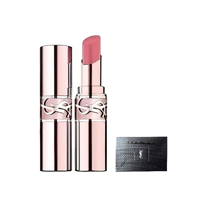 Блеск для губ женский SAINT LAURENT Pink Tube, Love Glow Soft Light, розовый, увлажняющий глянцевый
