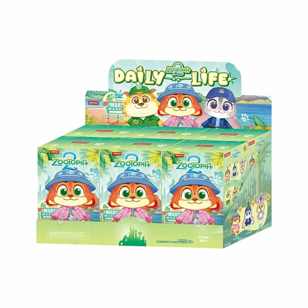 Мягкая игрушка Blind Box "Зверополис", плюшевая, для мальчиков и девочек, 15 см