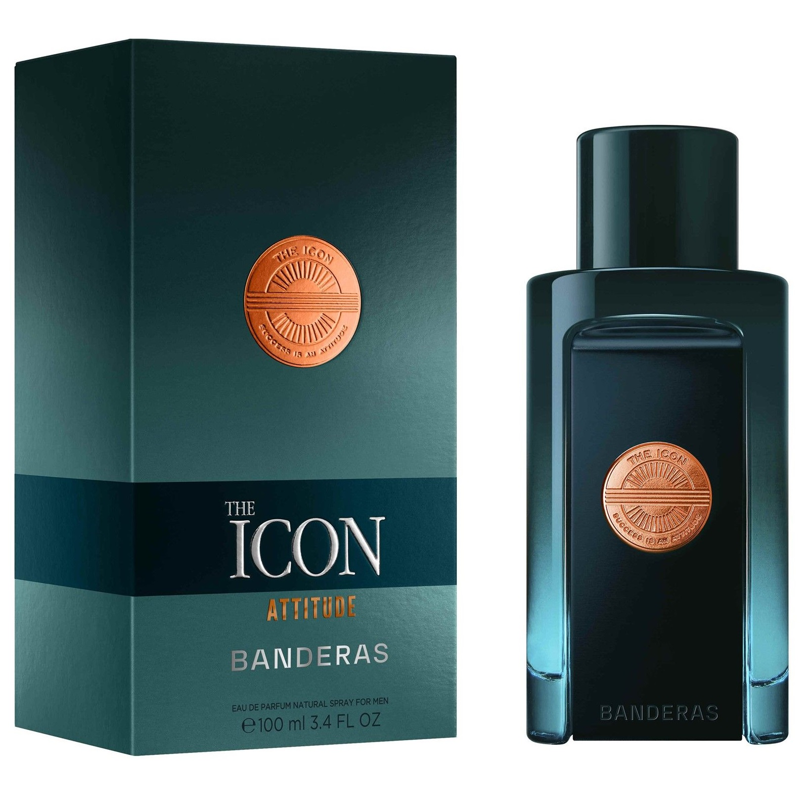 Парфюмерная вода BANDERAS The Icon Attitude, мужская, фужерный аромат, 100 мл