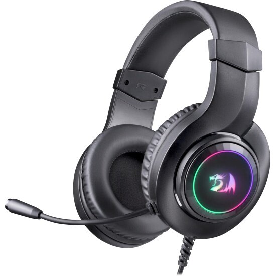 Игровая гарнитура Redragon Hylas Проводной, RGB, USB+3.5мм, черный