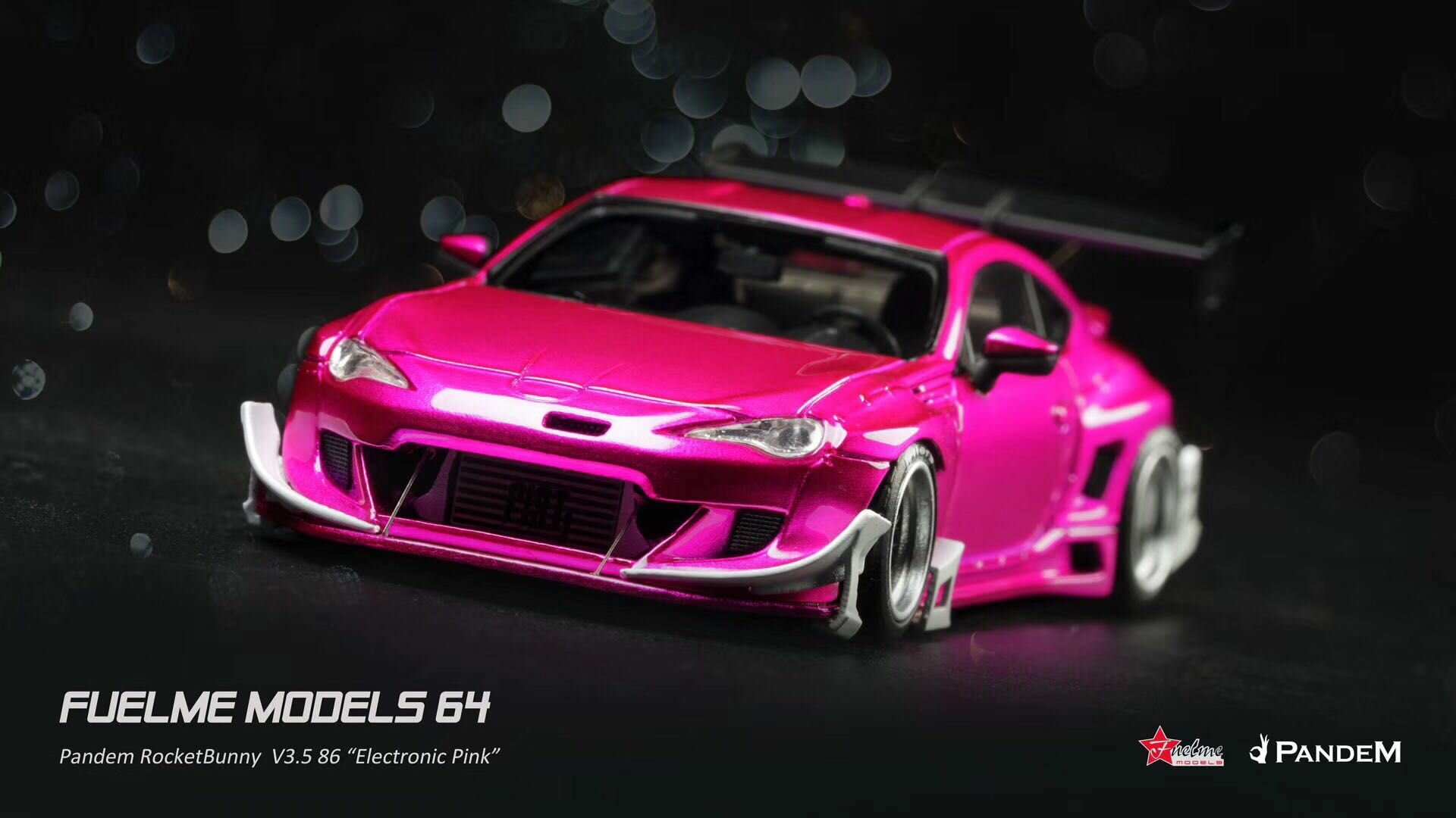 Машинка FueMe 1:64 PANDEM Широкий корпус86 V3.5 смола Модель автомобиля Электрооптический порошок
