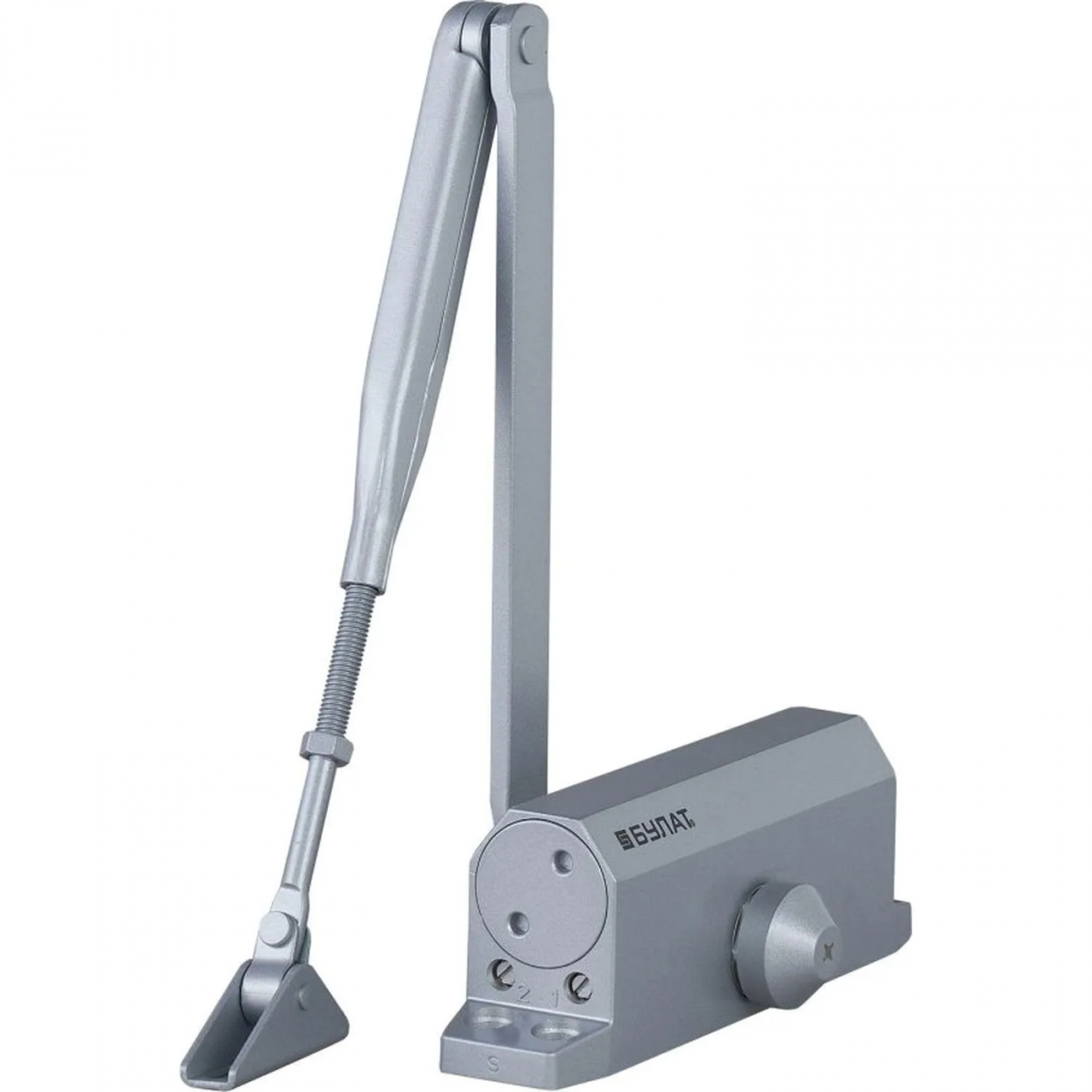 Доводчик дверной булат ARCTIC ДД 504/5 A-S (80-150 кг) сереб, морозост 2212537 15380