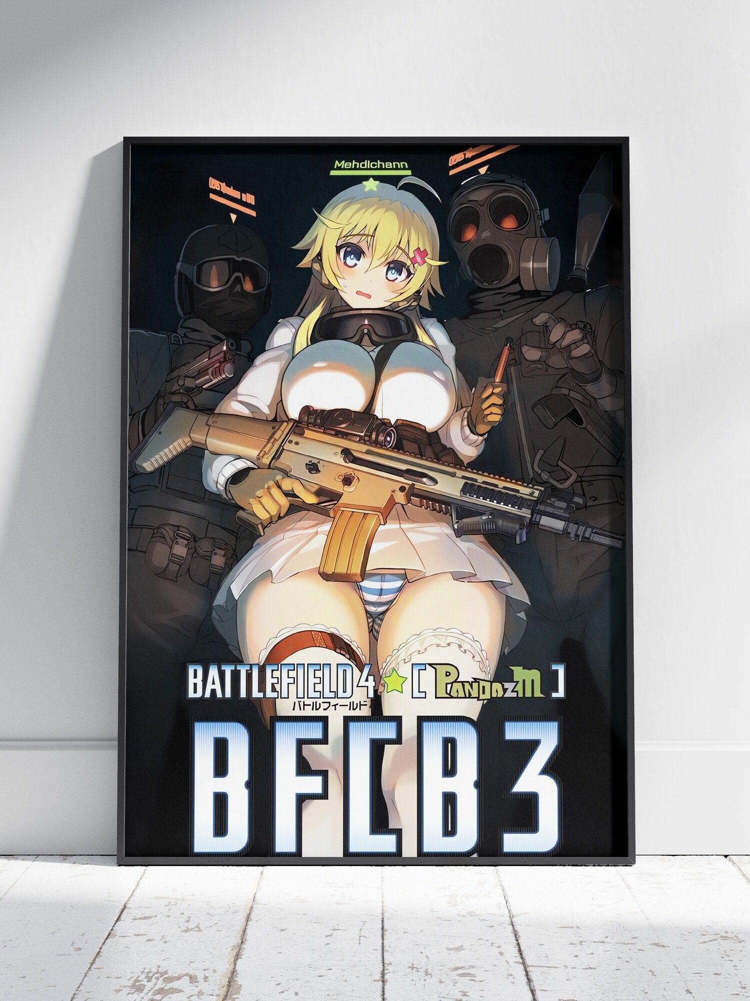 Плакат на стену для интерьера Батлфилд (Battlefield 4 - 5) - Постер по компьютерной игре формата A3 (30x42 см)