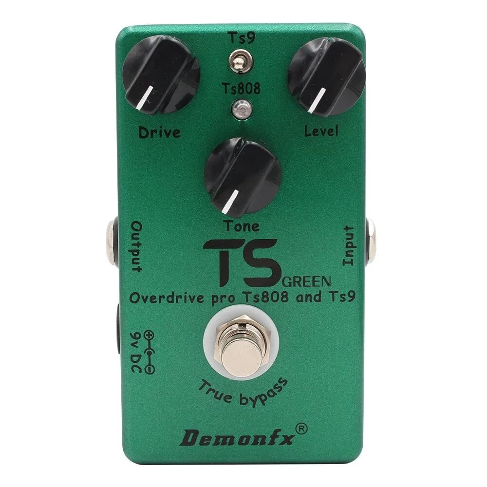 Эффекты Для Электрогитары Demonfx Overdrive Педаль Эффектов 2-в-1, Overdrive И Distortion True Buypass