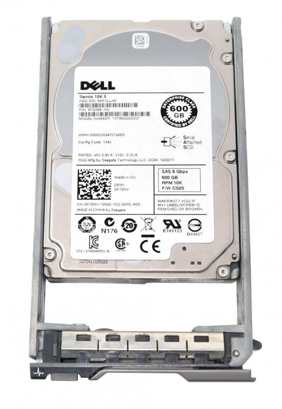 Жесткий диск Dell R72NV 600Gb SAS 2,5" HDD