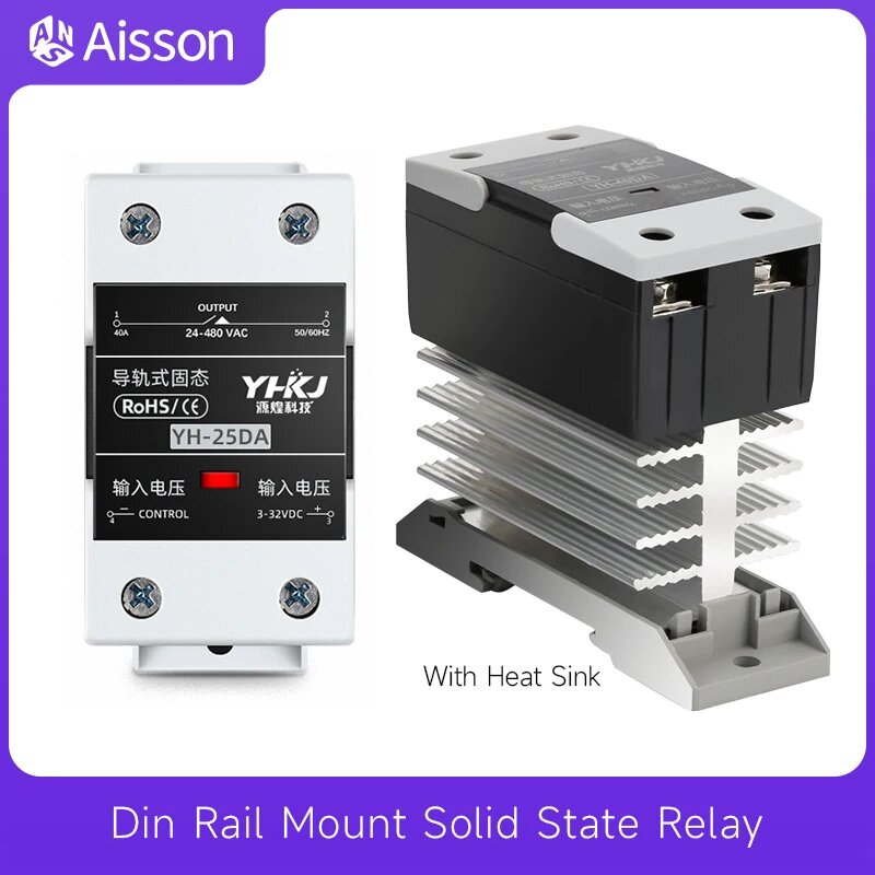 Однофазное реле SSR 25A AC-AC