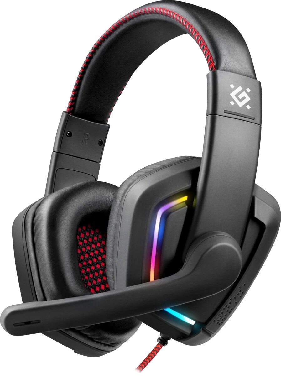 Гарнитура проводная игровая Defender Quake, цвет черный