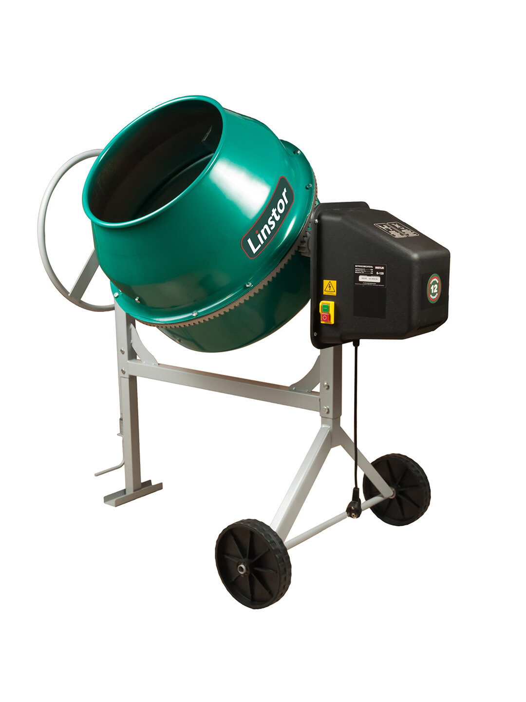 Бетоносмеситель LINSTOR Б-220M, чугунный, 220В, 1,2кВт, 190л