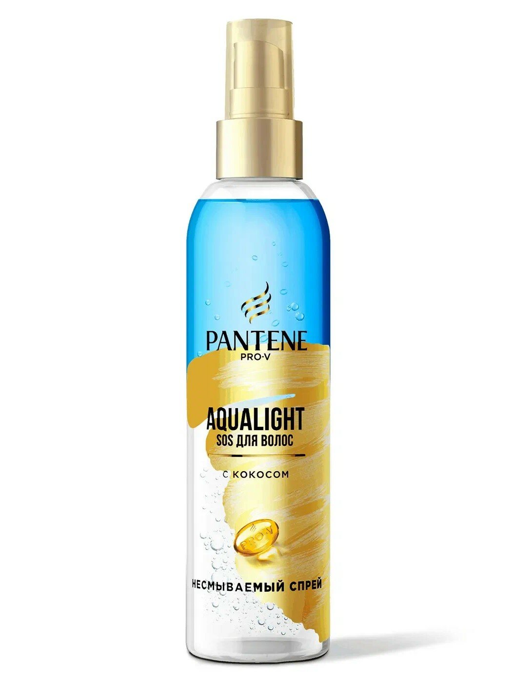 Спрей для увлажнения сухих волос Pantene Aqua Light, с кокосом, 150 мл