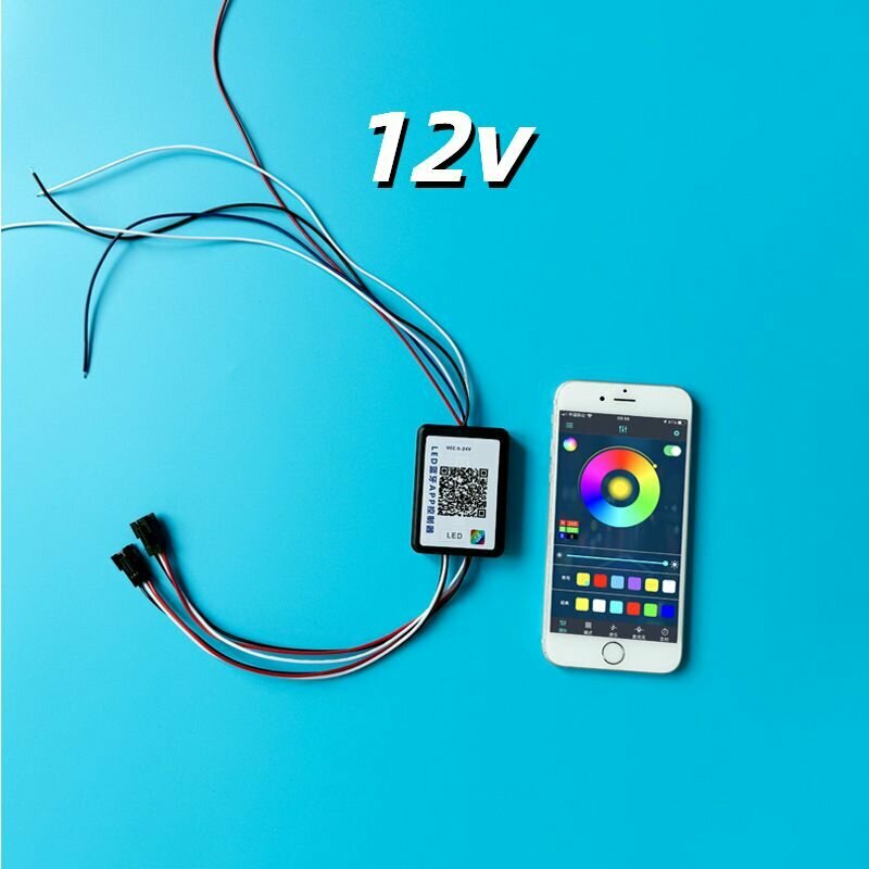 Bluetooth - контроллер для автомобильных RGB - LED - фар с мобильного телефона, kонтроллер 12В
