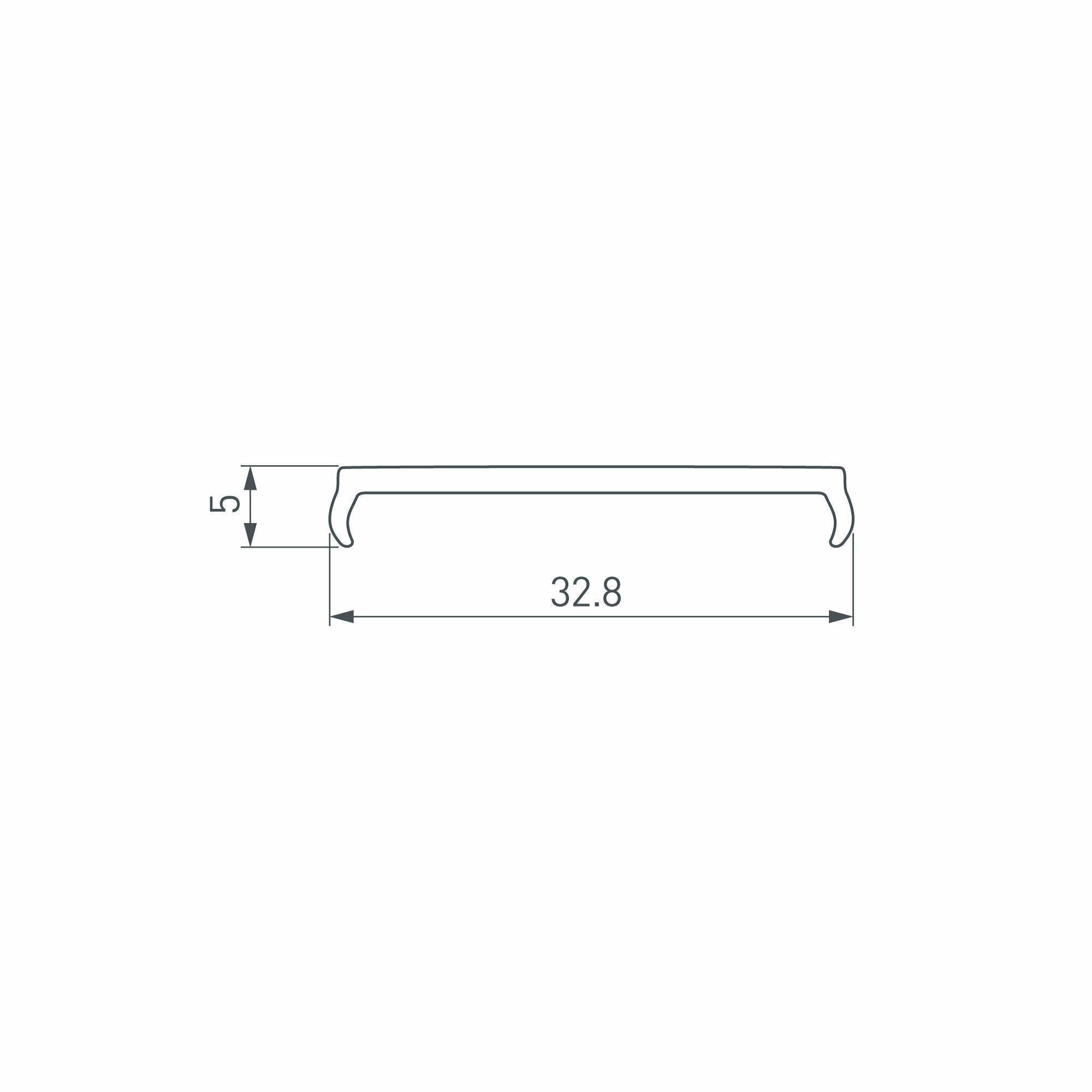 Экран для профиля для светодиодной ленты Arlight Экран SL-W33-10000 OPAL (Arlight, Пластик), 10м