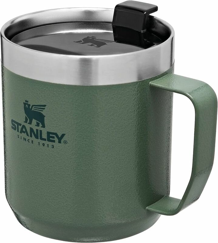 Походная термокружка Stanley Classic Legendary (Ash) (темно-зеленый / Hammertone Green)