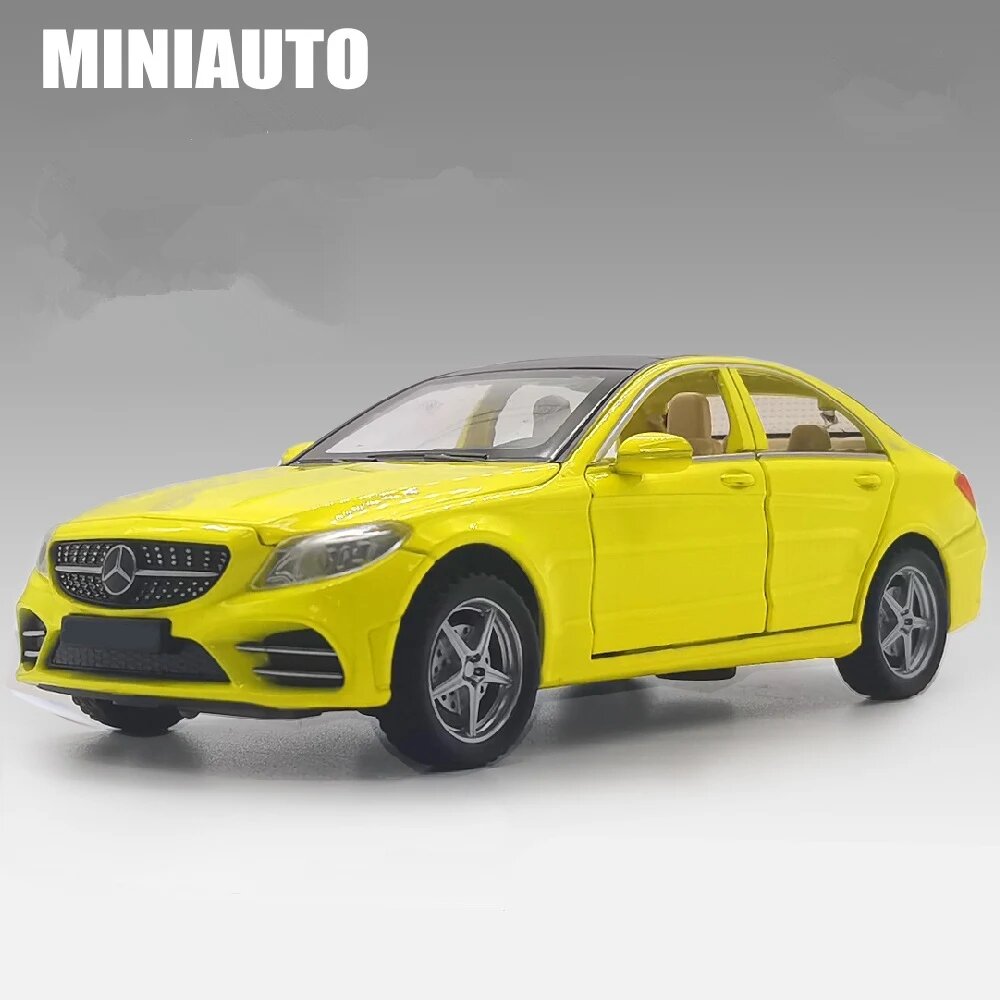 Maisto 1:32 C260 L C-Class игрушечный автомобиль Желтый, Yellow