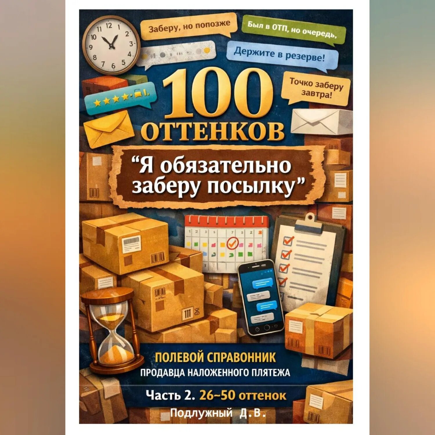 100 оттенков «Я обязательно заберу посылку». Полевой справочник продавца наложенного платежа. Часть 2. 26-50 оттенок [Аудиокнига]