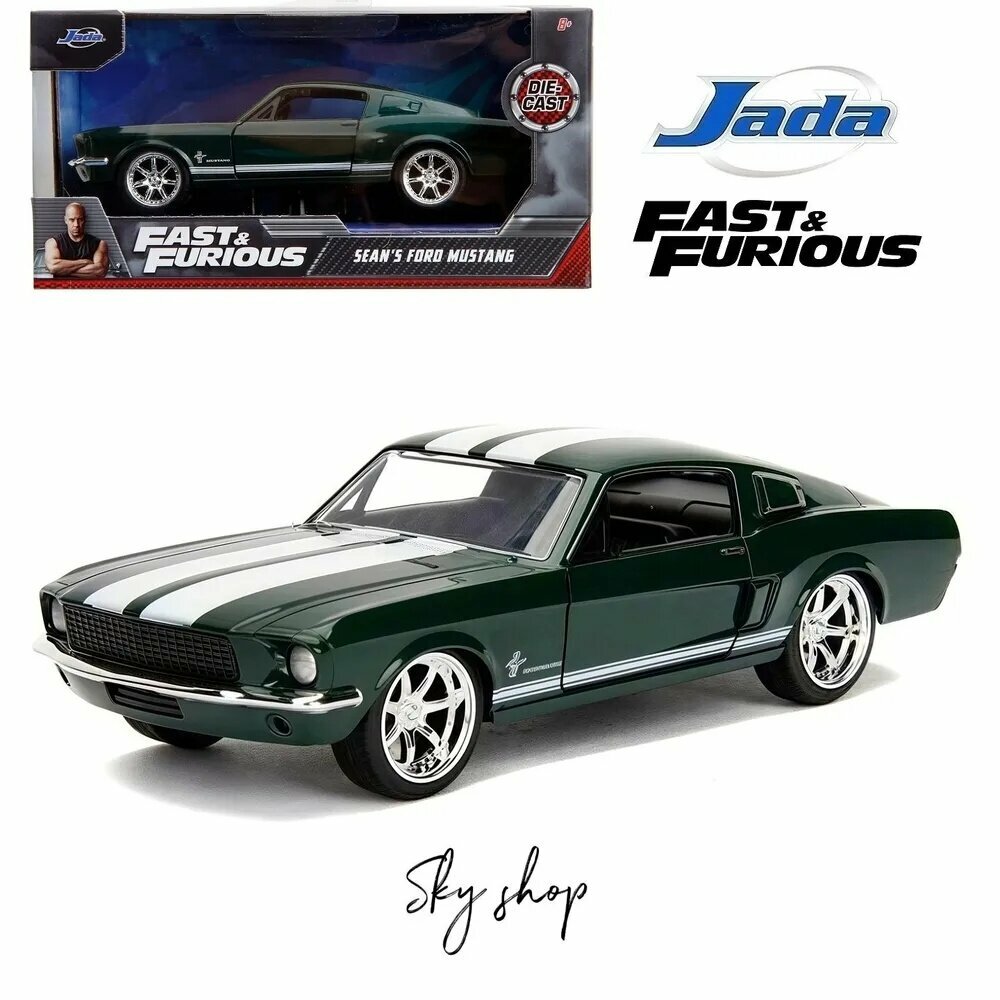 Машинка JADA 1:32 SEAN'S 1967 FORD MUSTANG