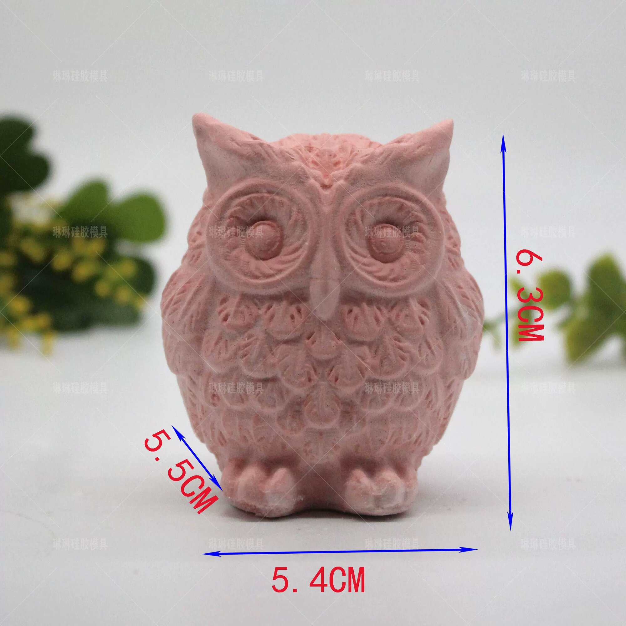3D Силиконовая форма для выпечки с орлом, для пирожных, печенья и свечей - цвет маджента, безопасная для еды, прочная,