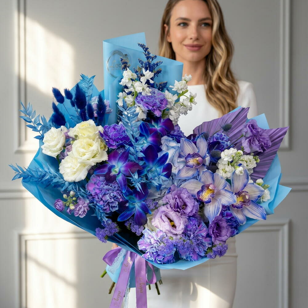 Премиум Букет. Профессиональная флористика. Авторский букет 518. Leoraflowers