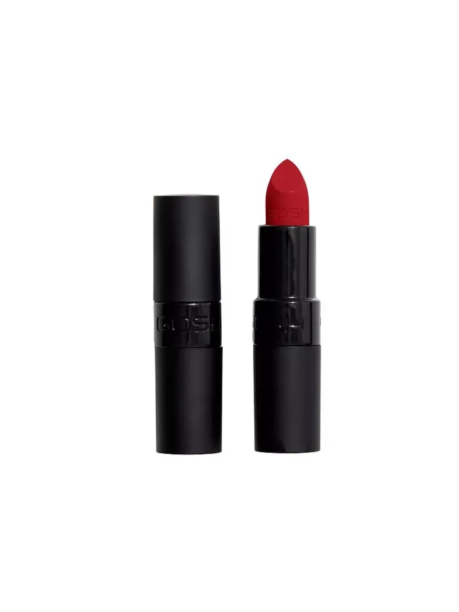 GOSH Губная помада матовая Velvet Touch Lipstick - Matt Shades, 029 Runway Red, 4 г