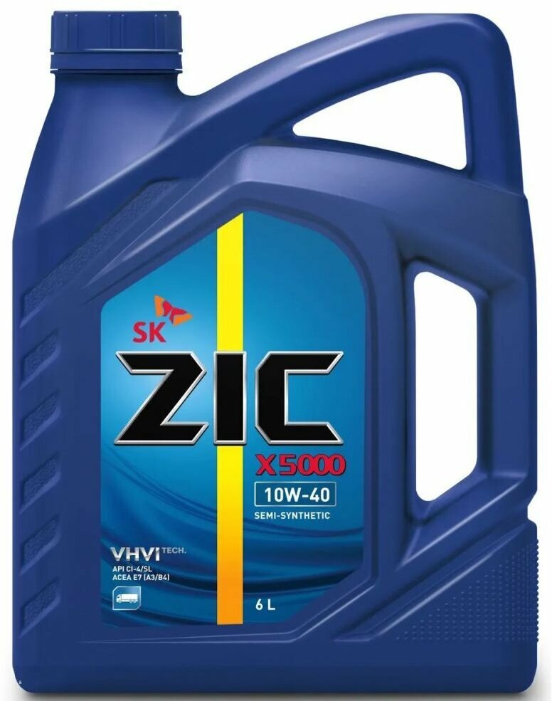 Масло моторное ZIC X5000 10w40 6л 172658