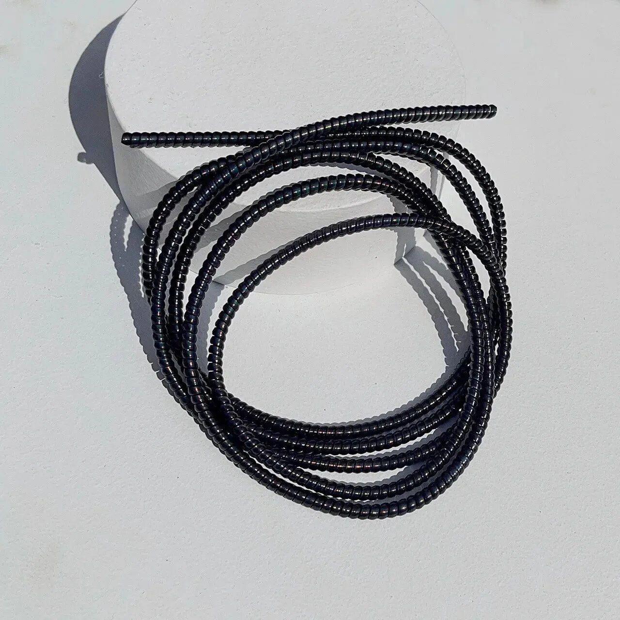 Защитные силиконовые спиральные чехлы для кабелей 1.6 м black