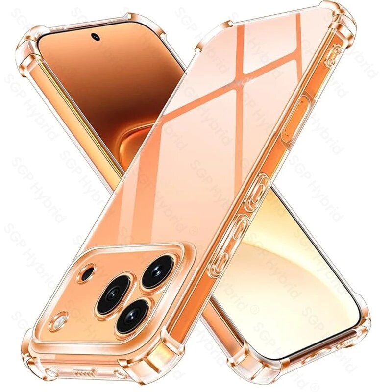 Прозрачный чехол для Honor 600 Pro 5G, мягкий TPU-чехол с тонкими воздушными for Honor 600 5G