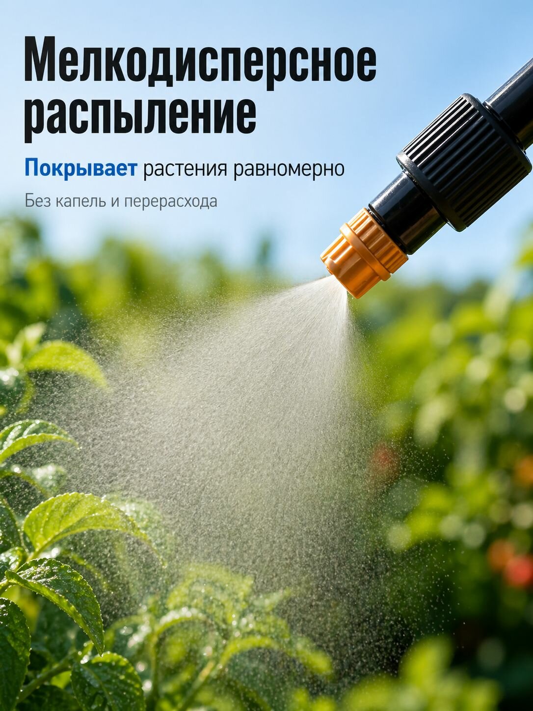 Опрыскиватель Распылитель пульверизатор для воды садовый помповый для цветов и растений маркус 2,5 л МК-025 — фото 1