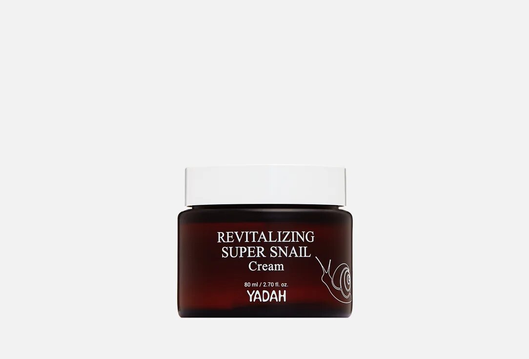 Yadah Revitalizing Super Snail Cream Восстанавливающий крем для лица с муцином улитки 80мл
