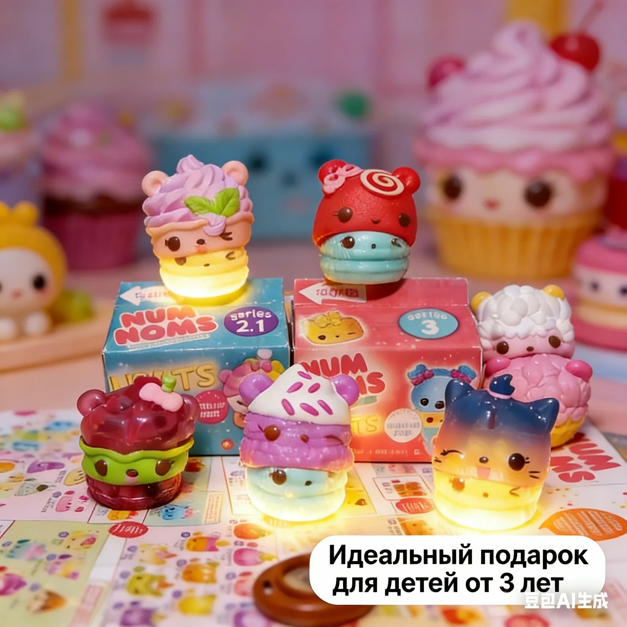 Игрушка Lip Gloss or Stamp/Сюрприз Num Noms Серия 4.1 Mystery Pack