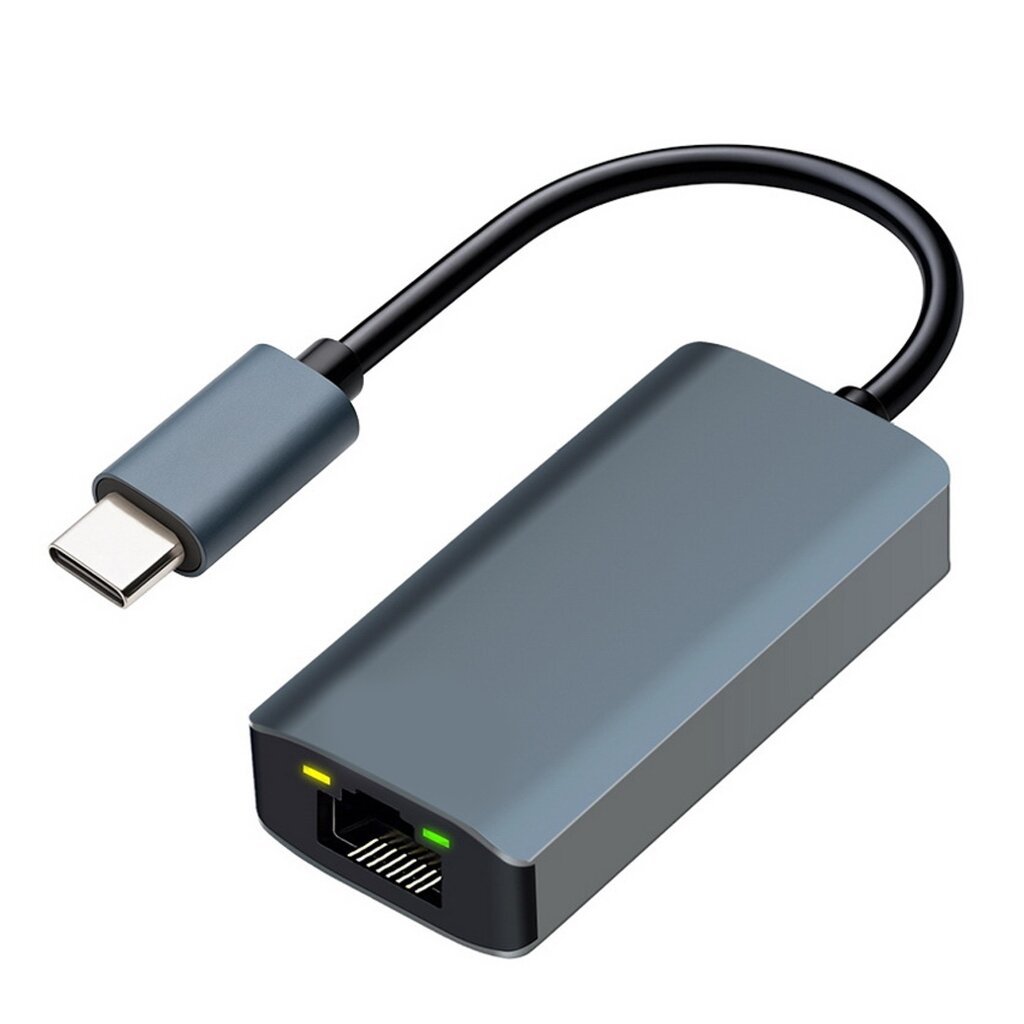 Быстрый адаптер Ethernet USB Type C к RJ45 со скоростью 5 Гбит/с для высокоскоростных сетей