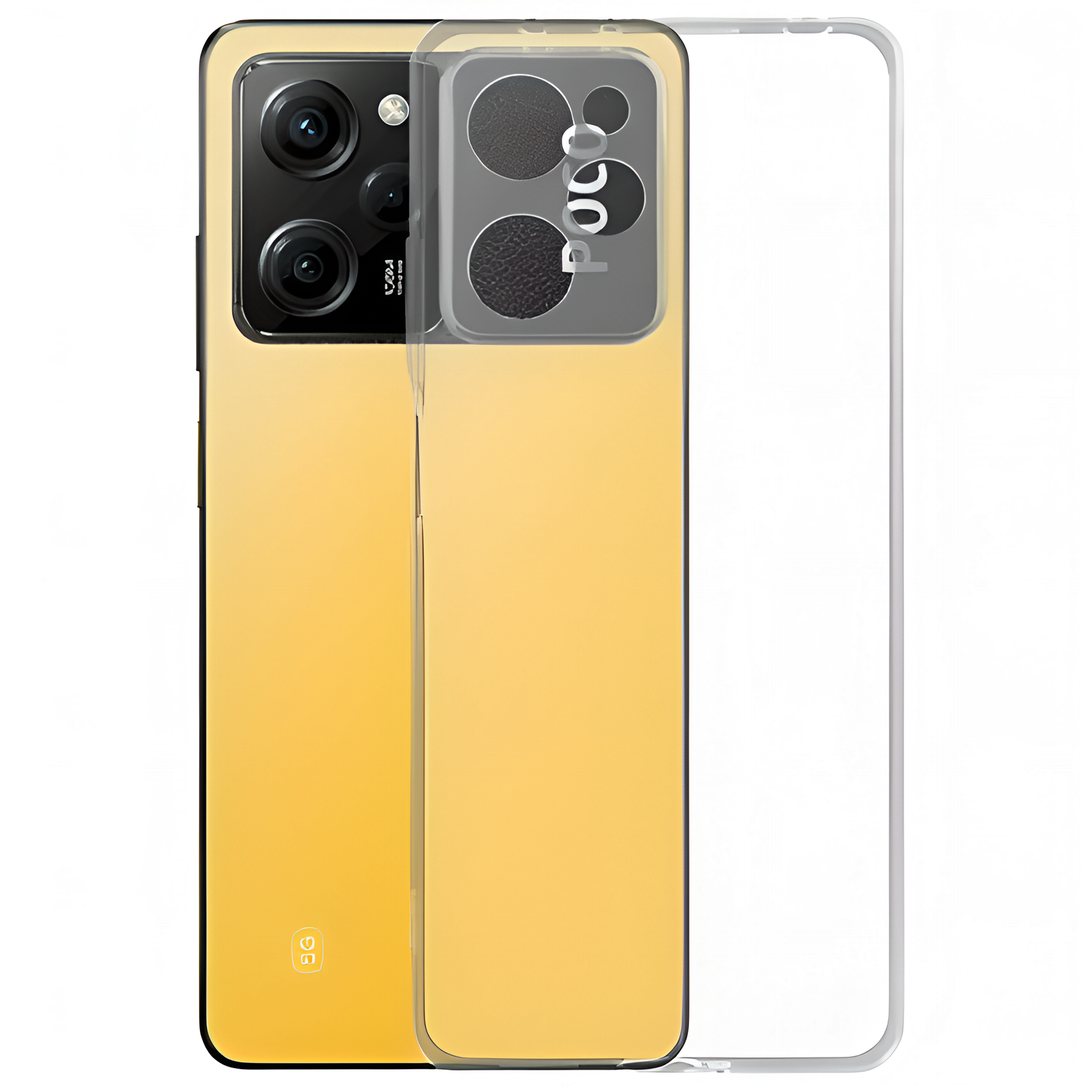 Чехол накладка на Xiaomi Poco X5 Pro 5G / Xiaomi Redmi Note 12 Pro 5G с защитой камеры, прозрачный