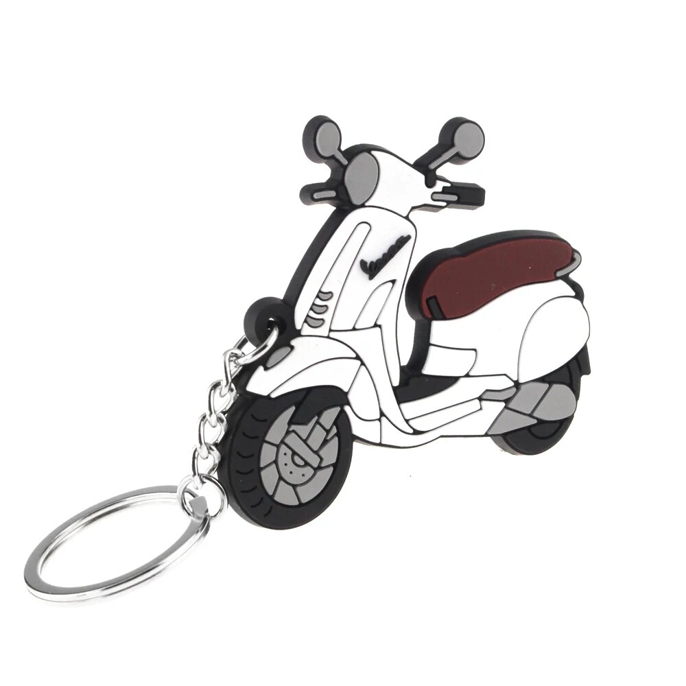 Брелок Vespa, белый, Spring150