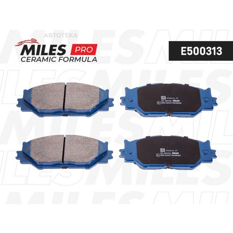 Колодки тормозные LEXUS IS220/IS250 05- пер. Ceramic MILES E500313