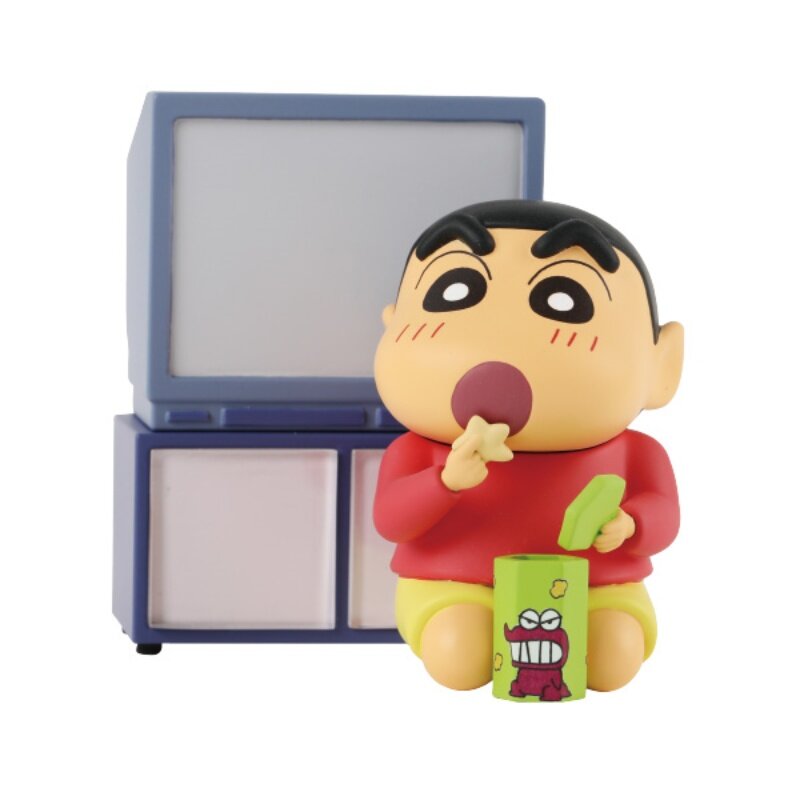 52TOYS Коллекция Crayon Shin Chan Основные персонажи, Crayon Shin-Chan Everyday Collection 1-Watch Televisions (Open)