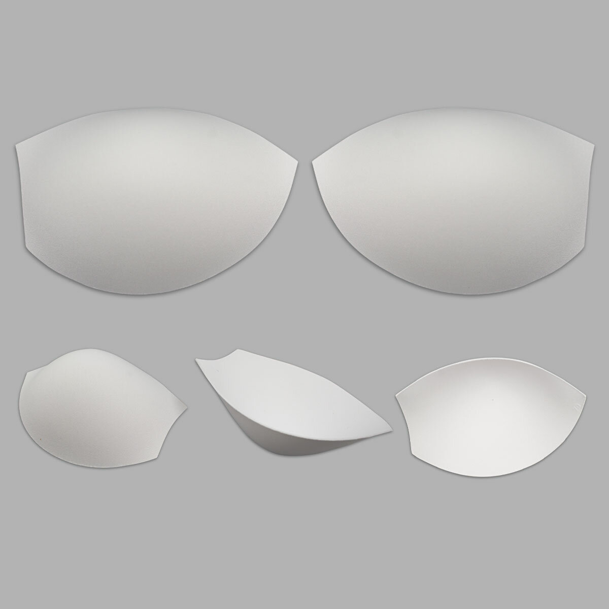 Чашечки для бюстгальтера Antynea, с 'острым' уступом, с равномерным наполнением, CN-51, размер 75 (001 белый), 1 пара