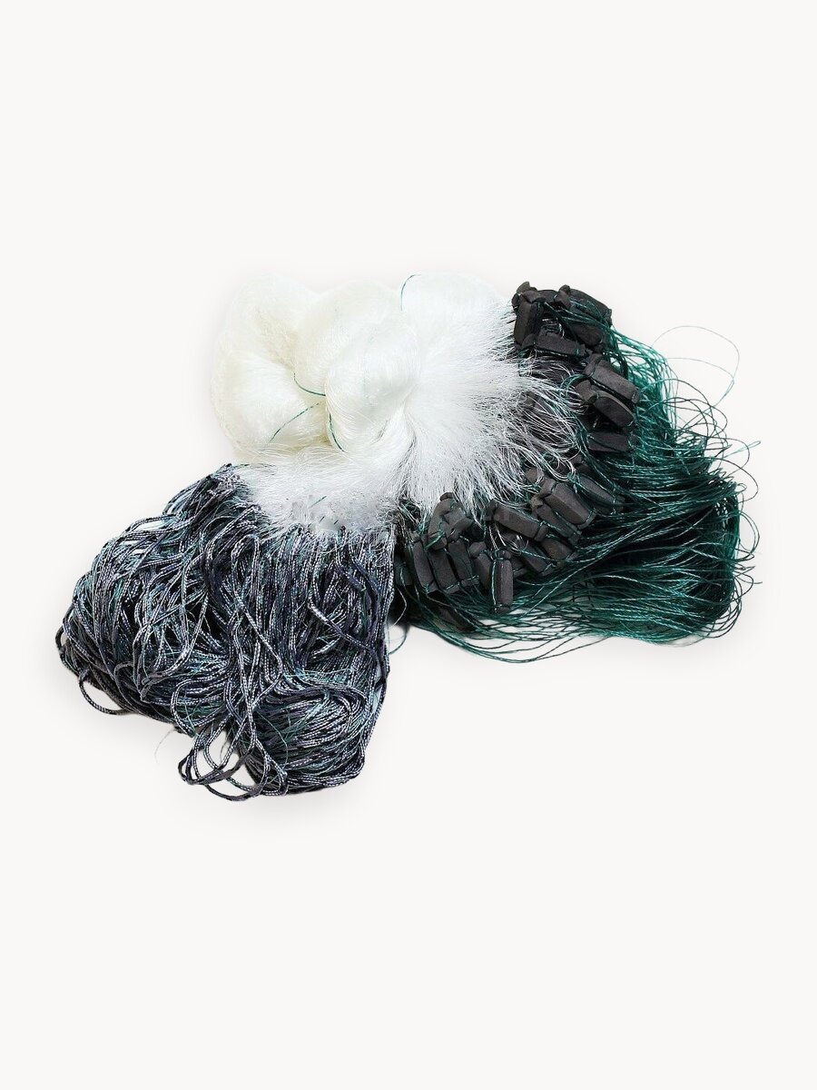 Бредень 50мм рыболовный одностенная 1,8*80 метра (тонущий шнур) яч. 50мм.