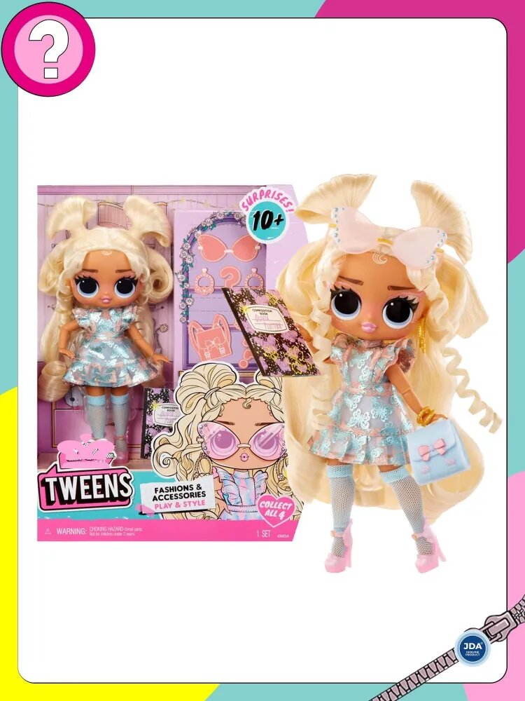 Кукла ЛОЛ TWEENS Olivia Flutter с аксессуарами, модная игрушка для детей