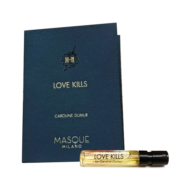 Masque Love Kills / Маска Лав Киллс - духи унисекс миниатюра 2 мл / Любовь Убивает